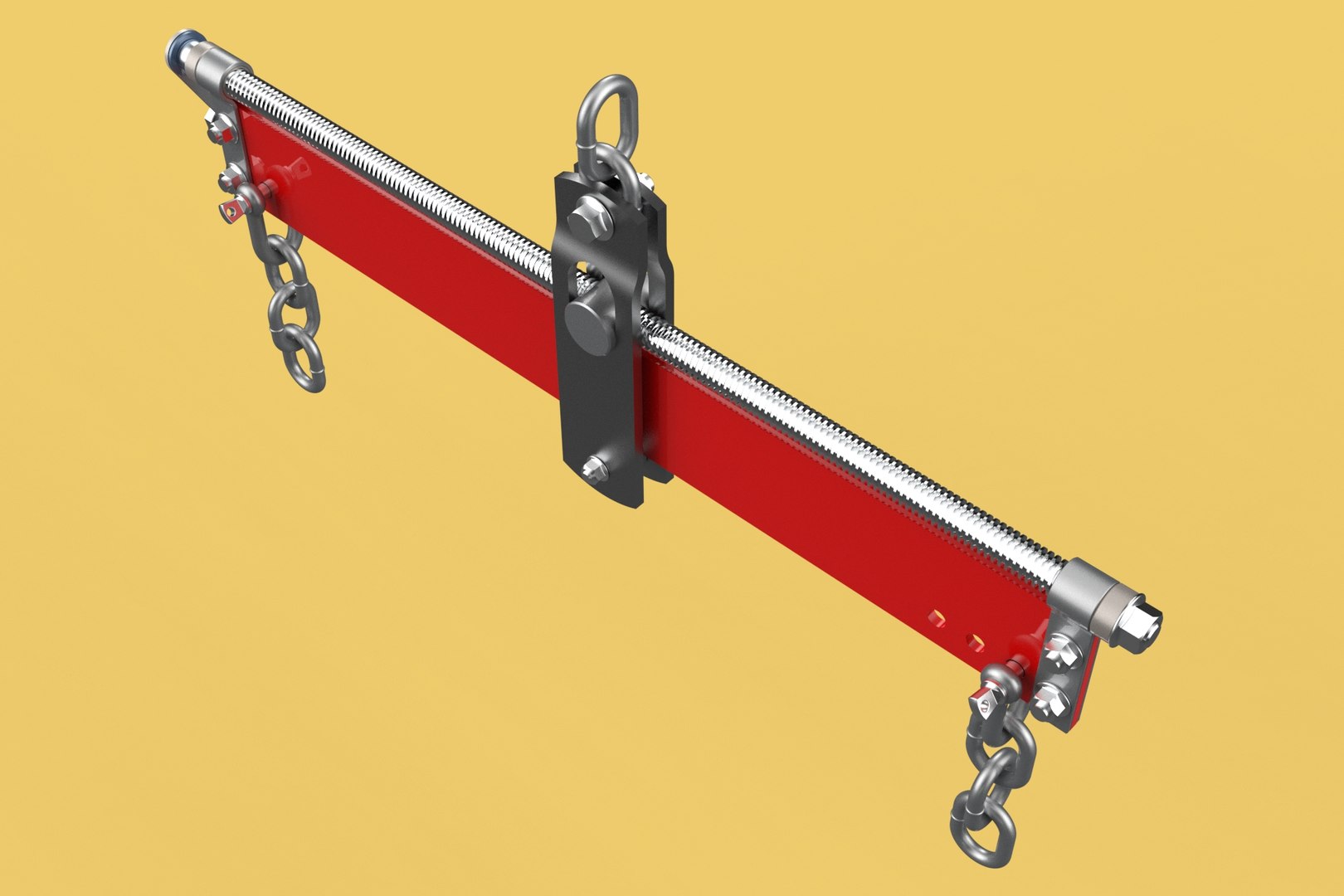 ENGINE HOIST LIFT CRANE BALANCER ENGINE LOAD LEVELER CHAINS HOOK 3D ...