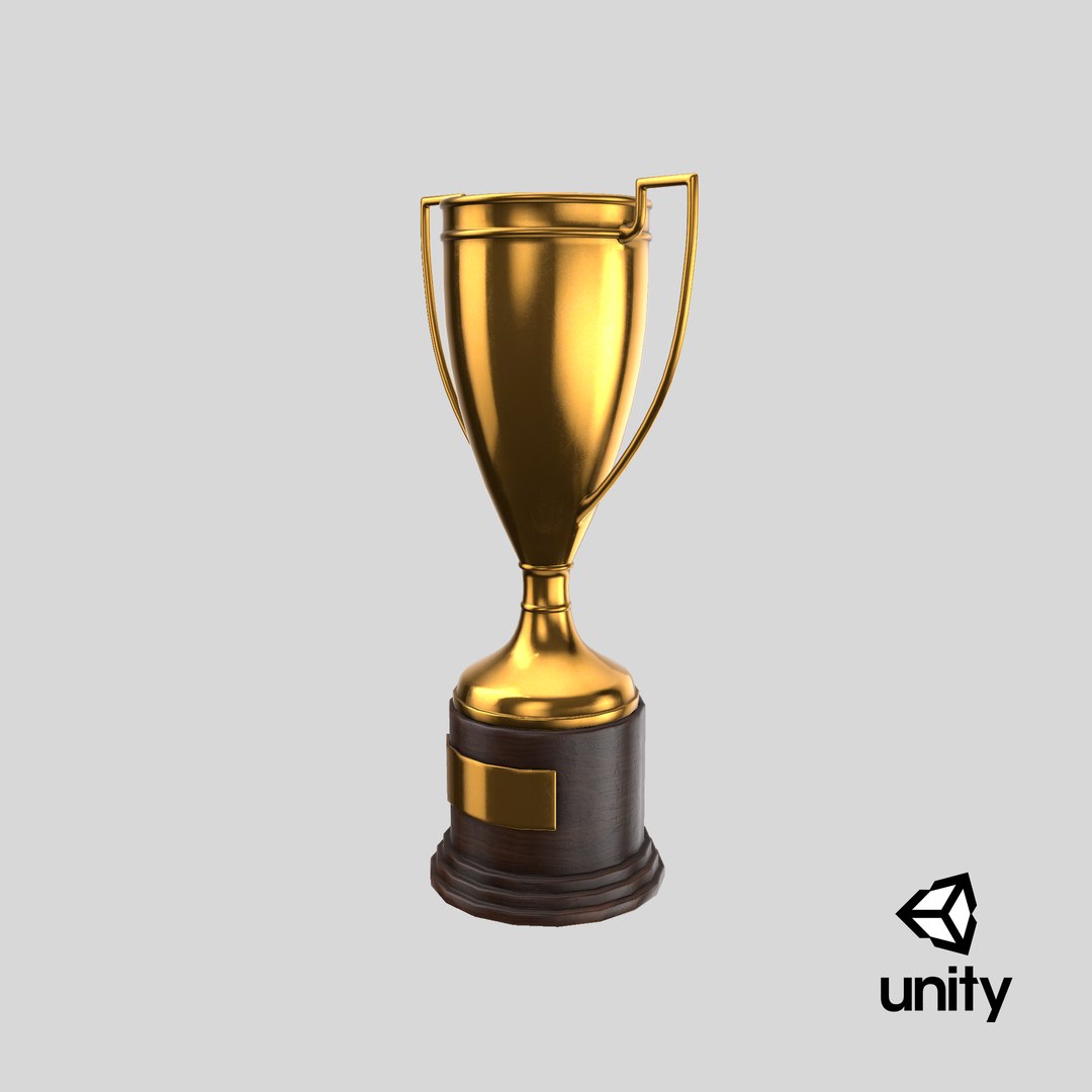 Gold Trophy 3 Model - TurboSquid 1415573