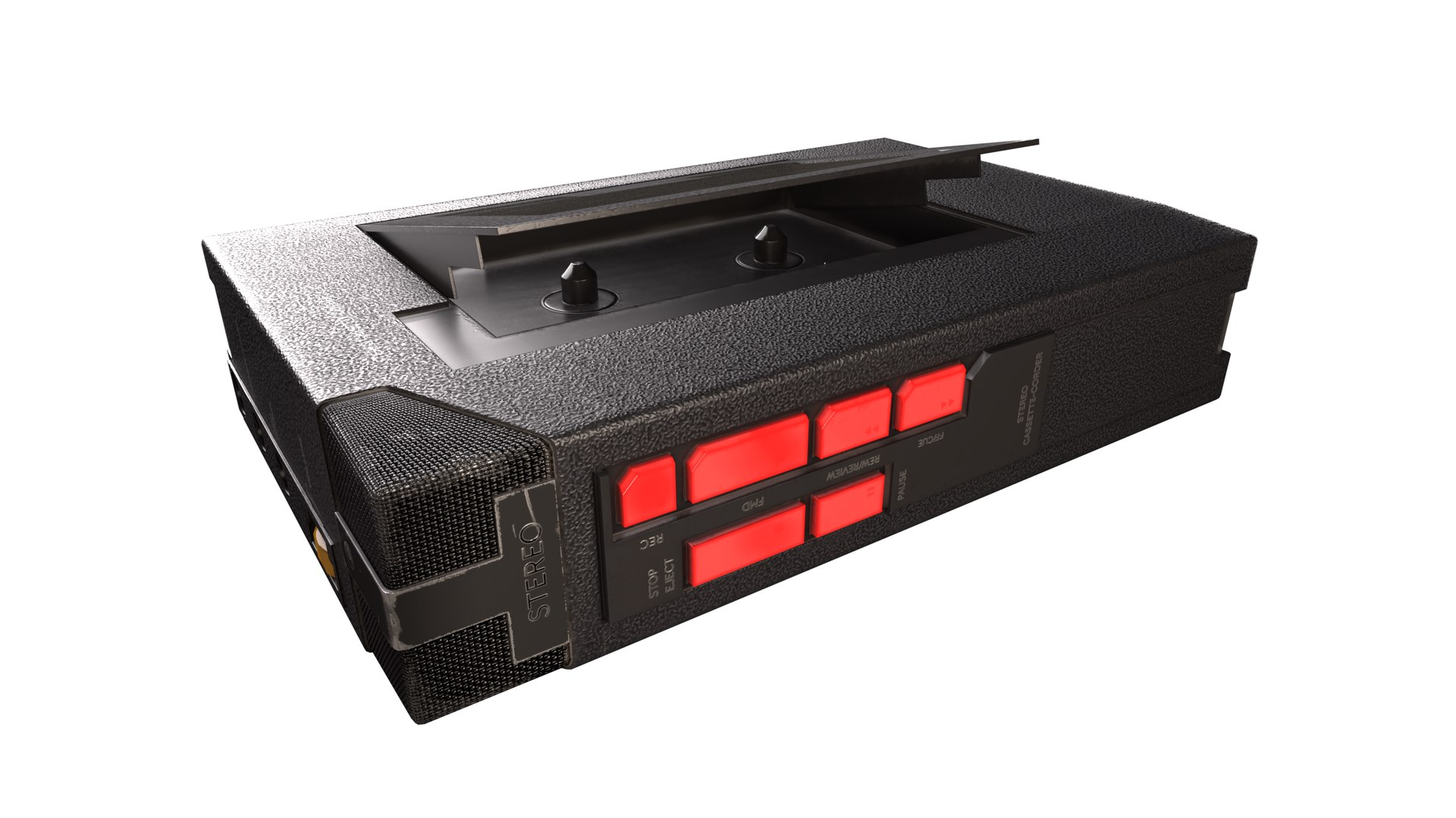 3D Stereo Cassette-corder - TurboSquid 2276161