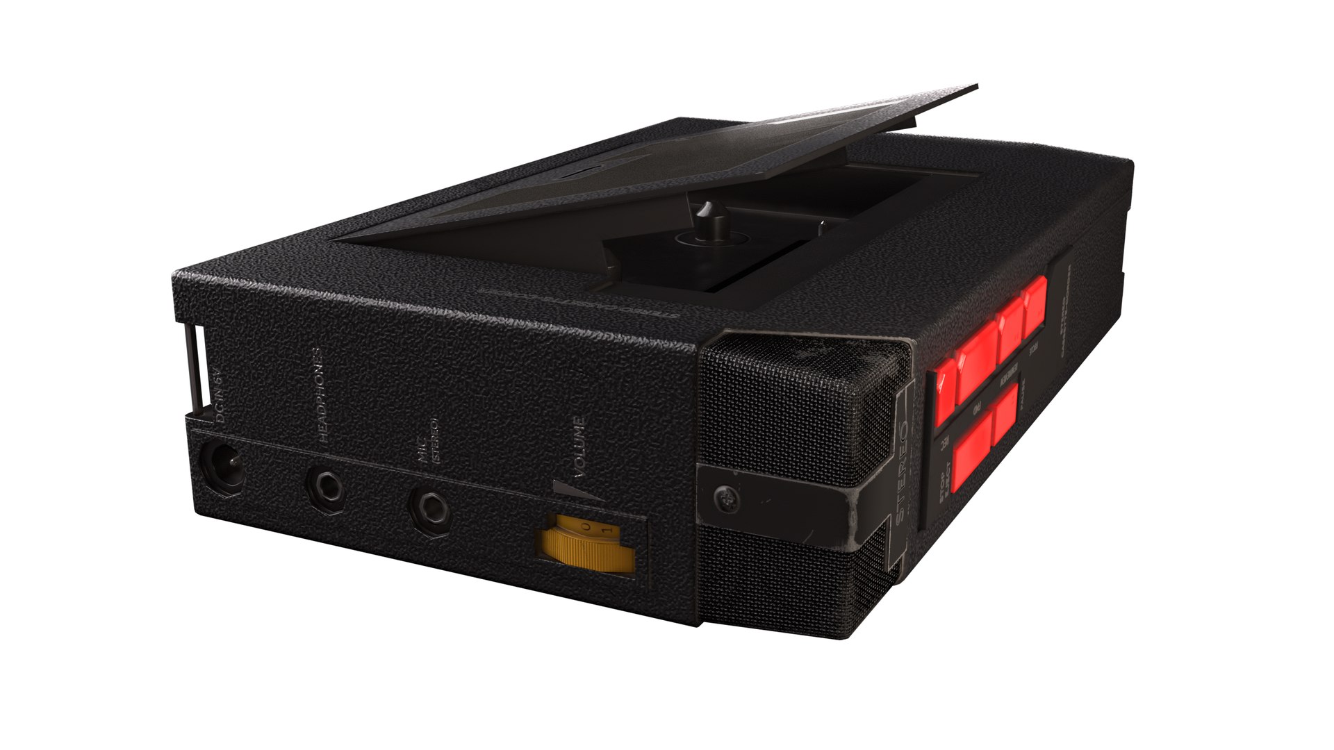 3D Stereo Cassette-corder - TurboSquid 2276161