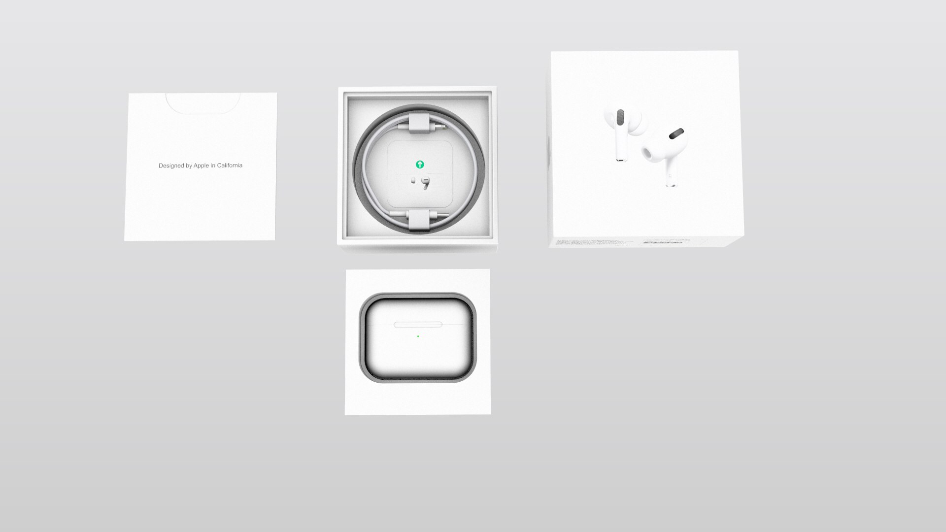 3D Airpods Pro Box And Unboxing - TurboSquid 1776507