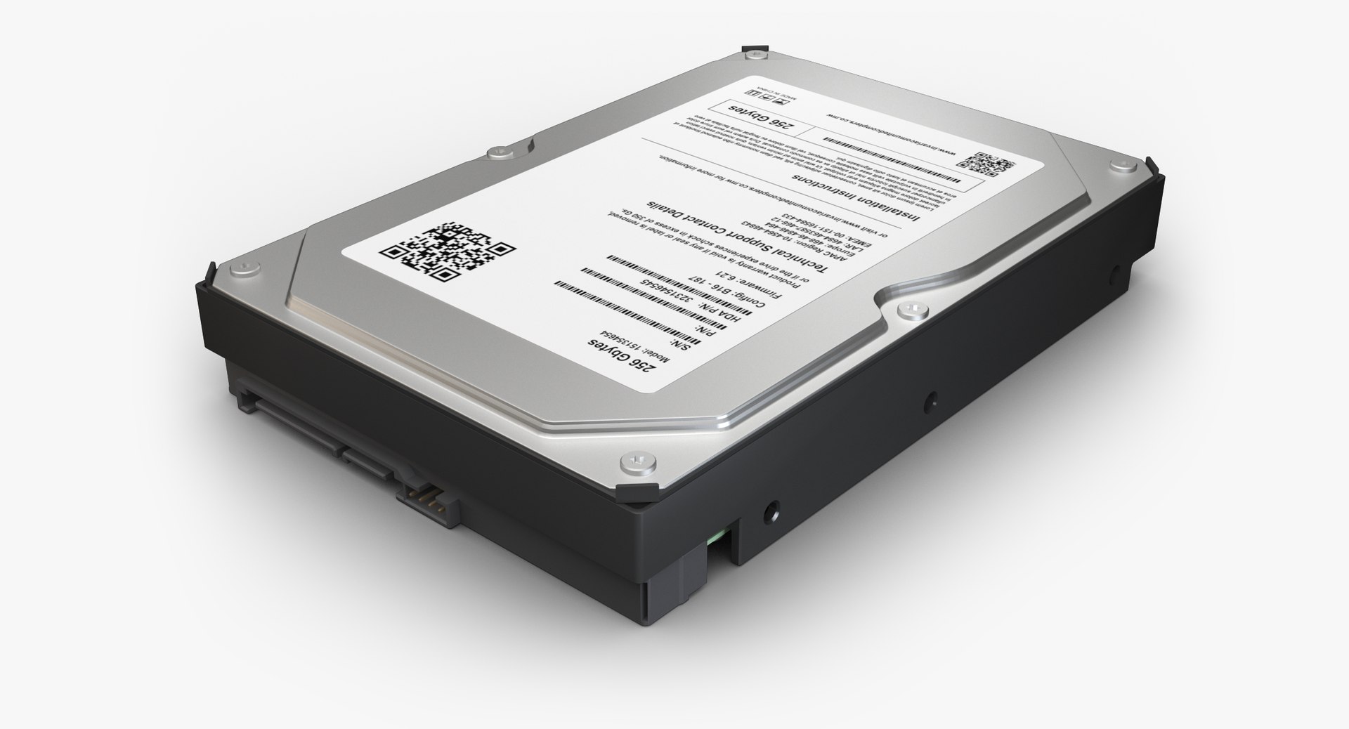 3D 3 Hard Drive - TurboSquid 1206846