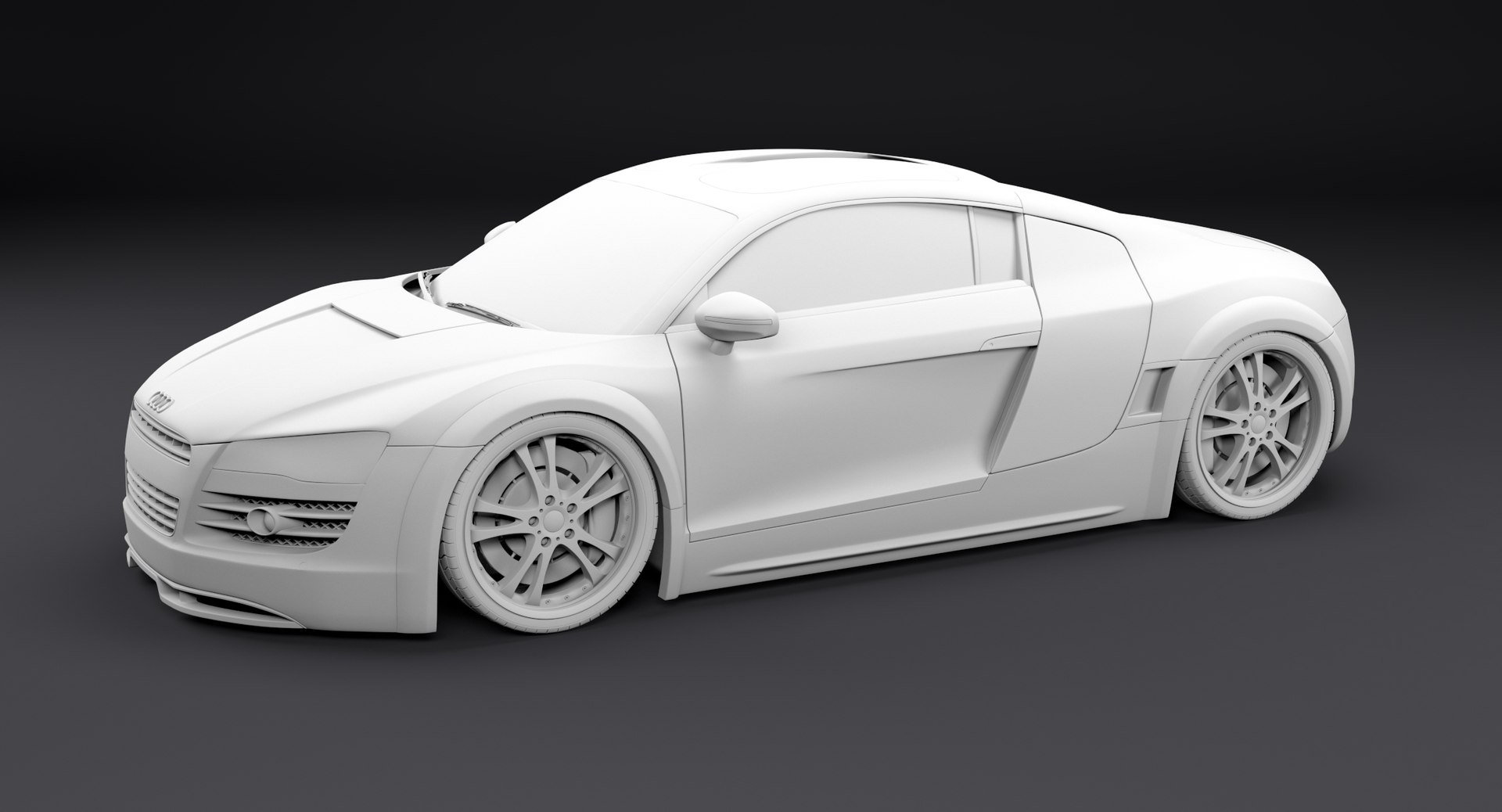 3d audi r8 custom car