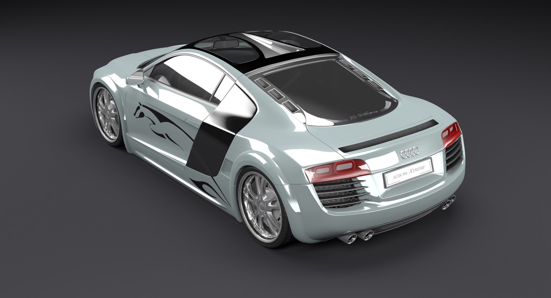3d audi r8 custom car