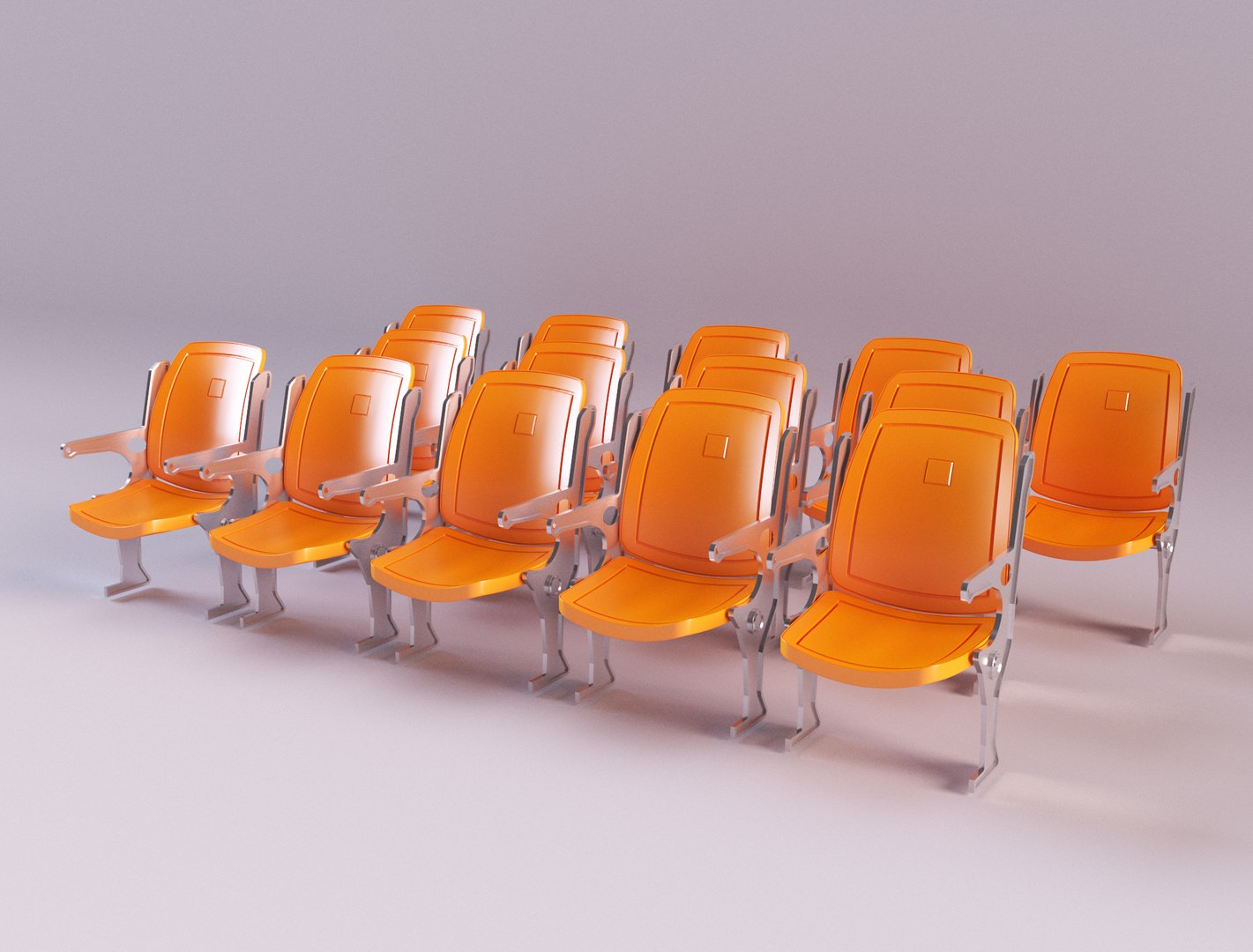 3D F5 Stadium Chairs - TurboSquid 1934825