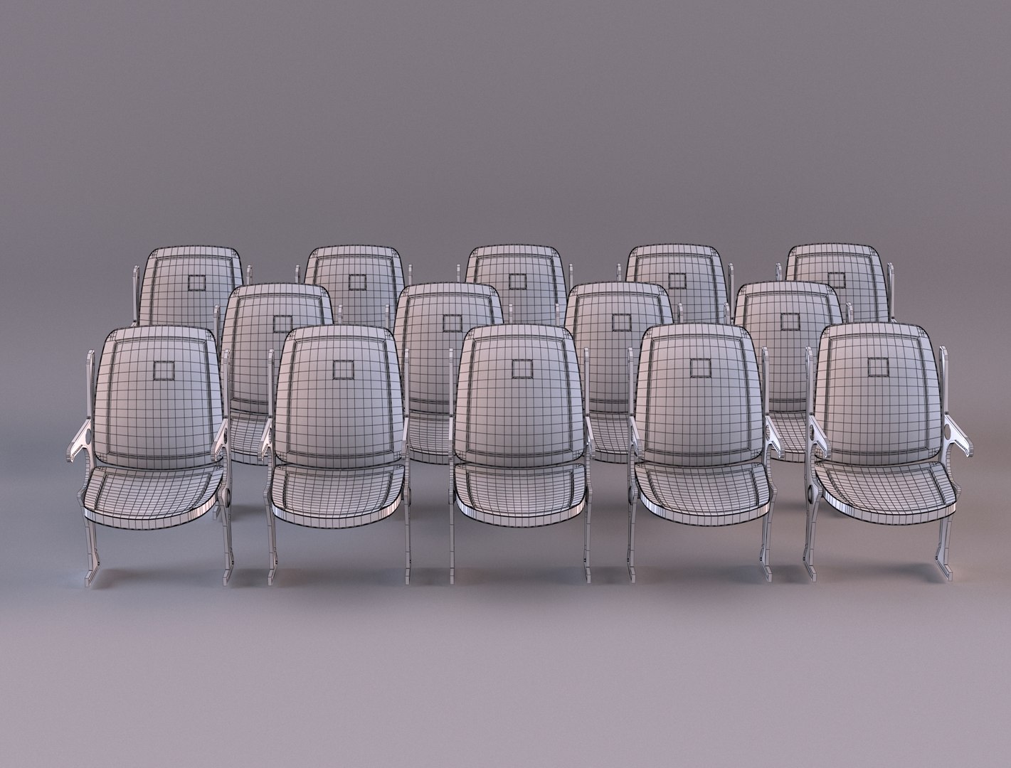 3D F5 Stadium Chairs - TurboSquid 1934825