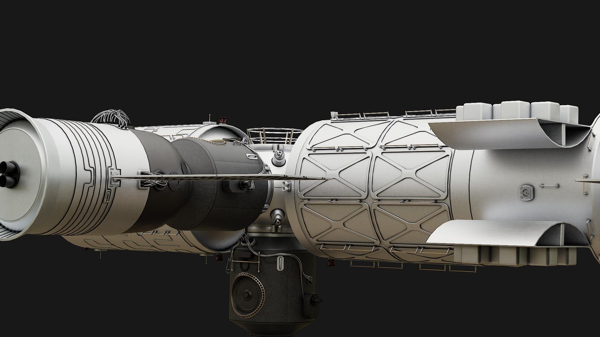 3D model Tiangong Space Station - TurboSquid 1775359