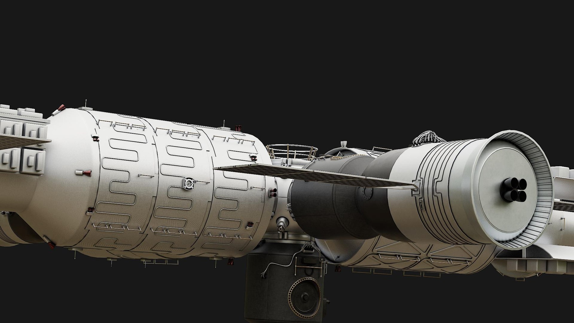 3D model Tiangong Space Station - TurboSquid 1775359