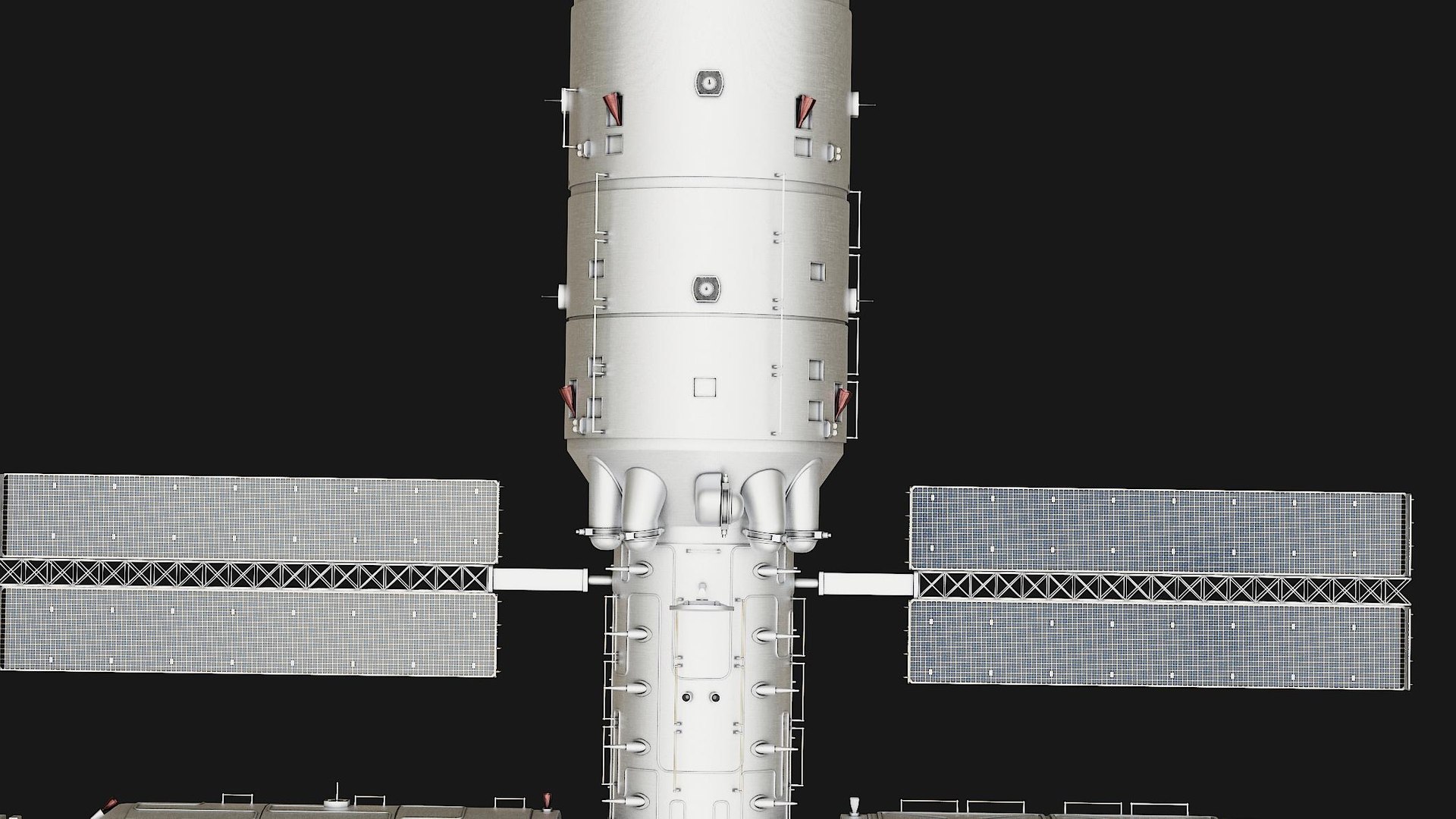 3D model Tiangong Space Station - TurboSquid 1775359