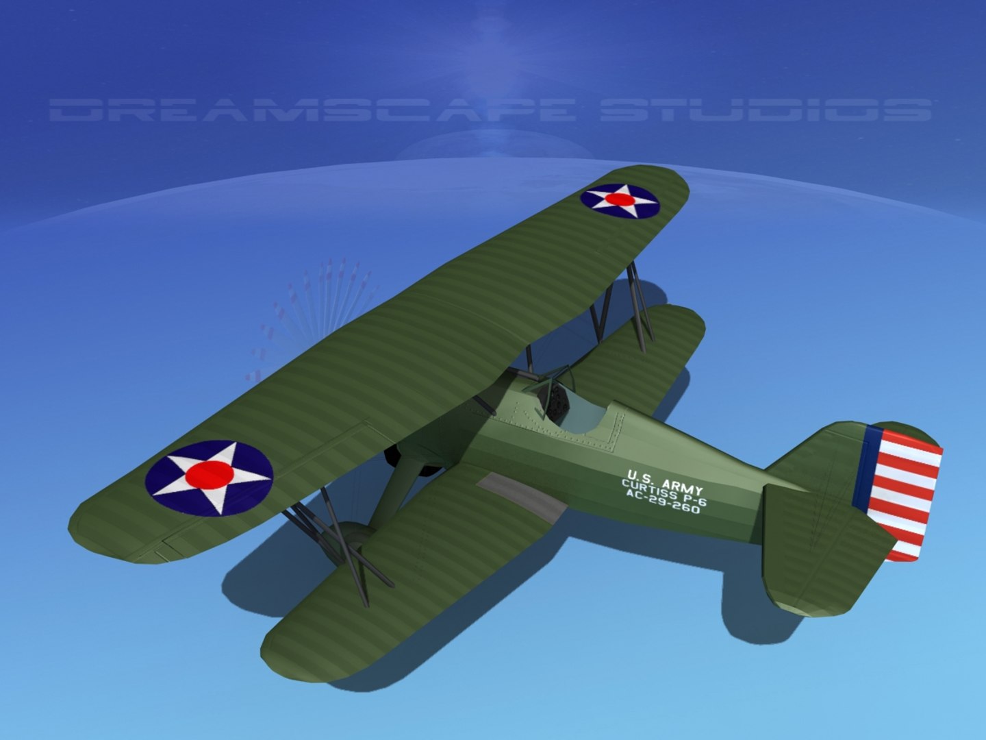 Max Curtiss Hawk Fighter P-6