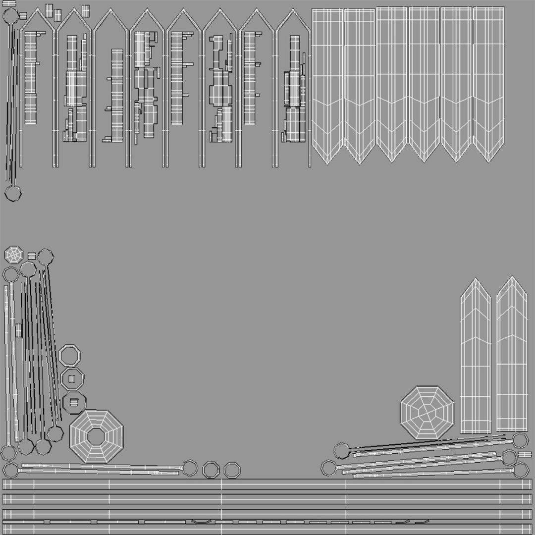 3D Crossroad Signpost model - TurboSquid 1995848