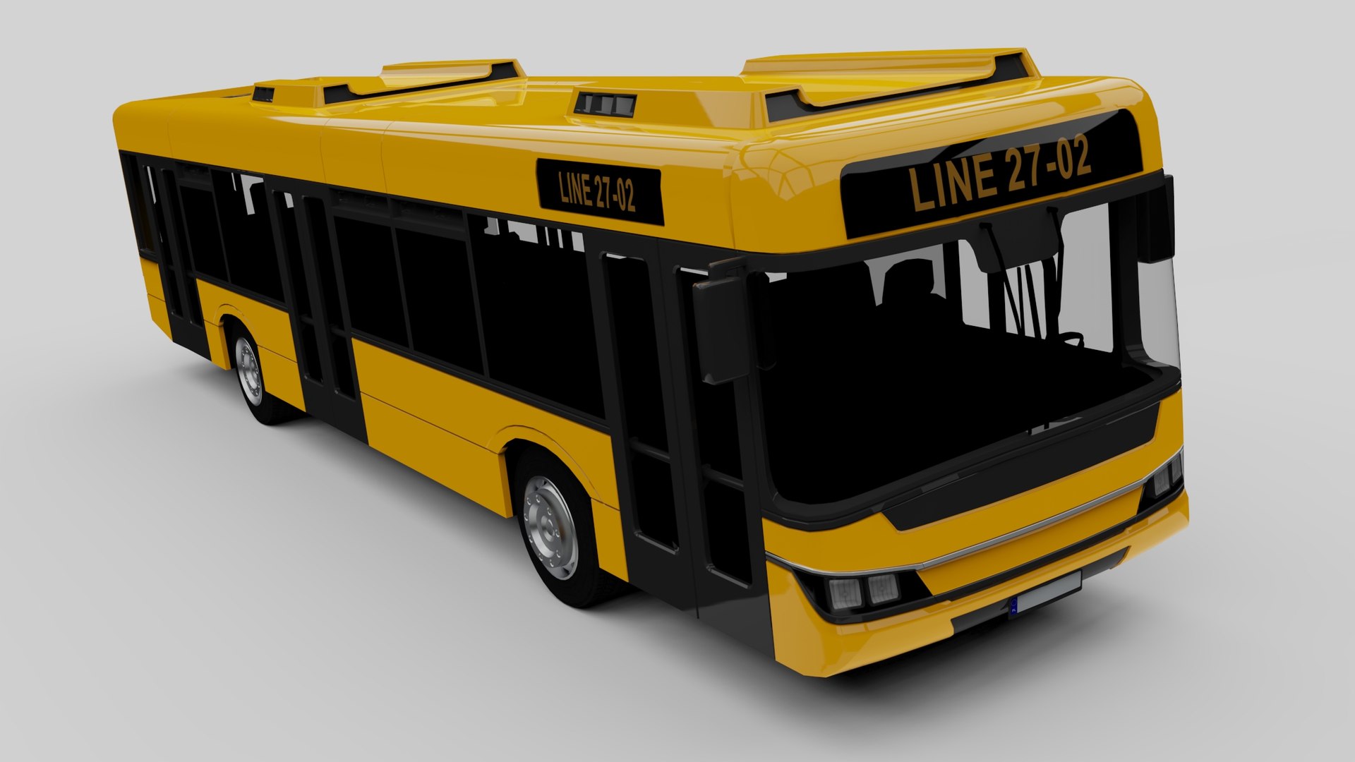 Unity3D Generic City Bus Model - TurboSquid 1983408