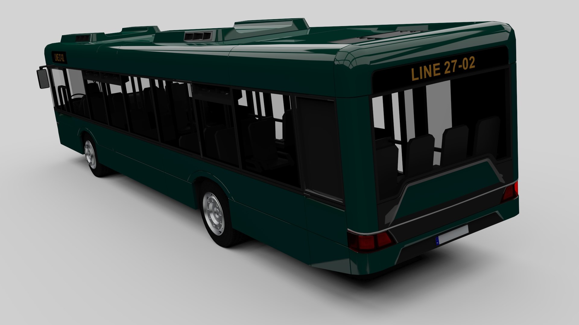 Unity3D Generic City Bus Model - TurboSquid 1983408