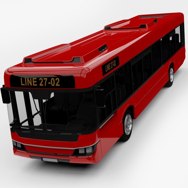 Unity3D Generic City Bus3Dモデル - TurboSquid 1983408