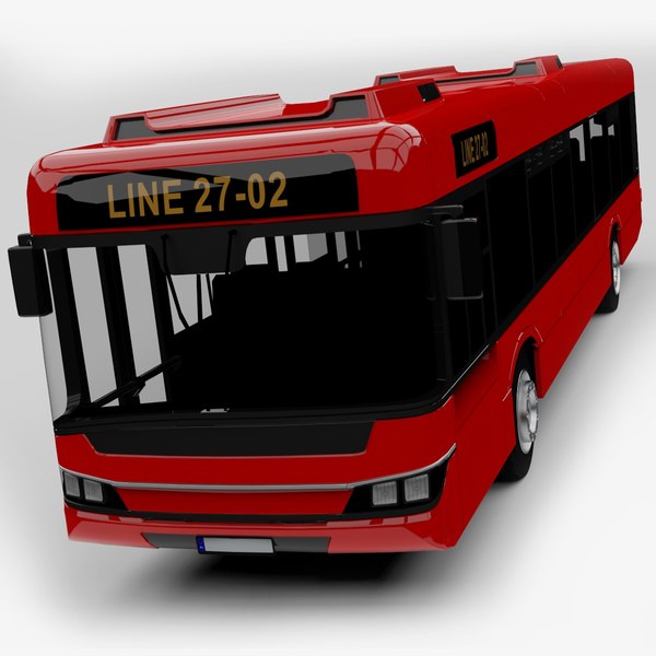 modelo 3d Autobús urbano genérico Unity3D - TurboSquid 1983408