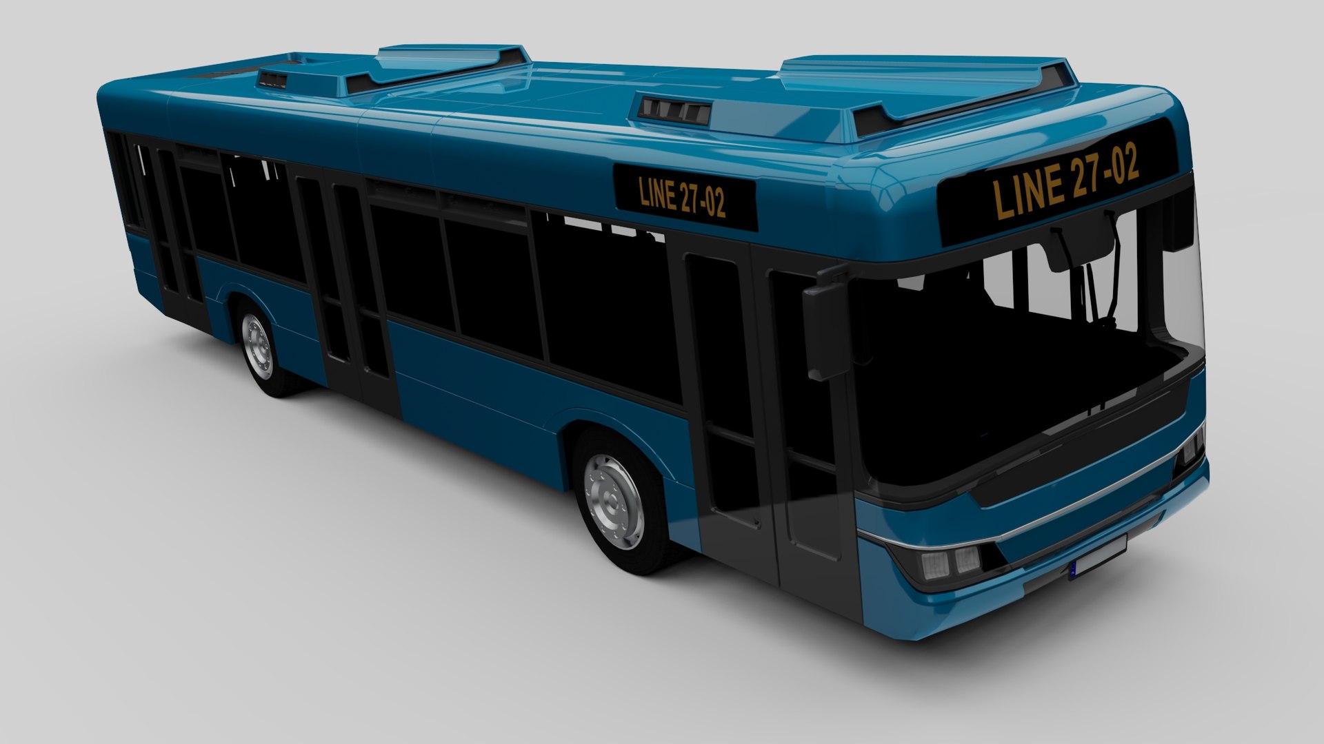 Unity3D Generic City Bus Model - TurboSquid 1983408