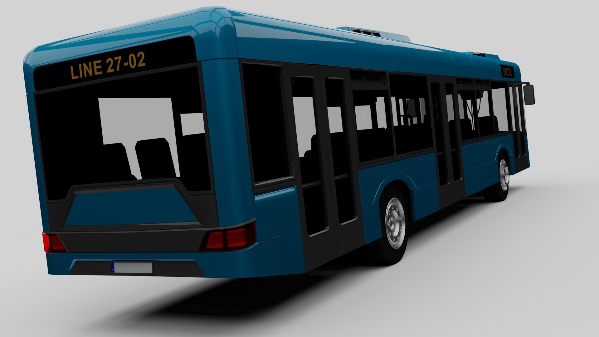 Unity3D Generic City Bus Model - TurboSquid 1983408
