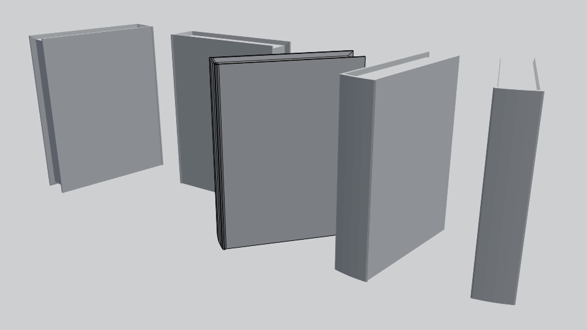 free ordinary book 3d model