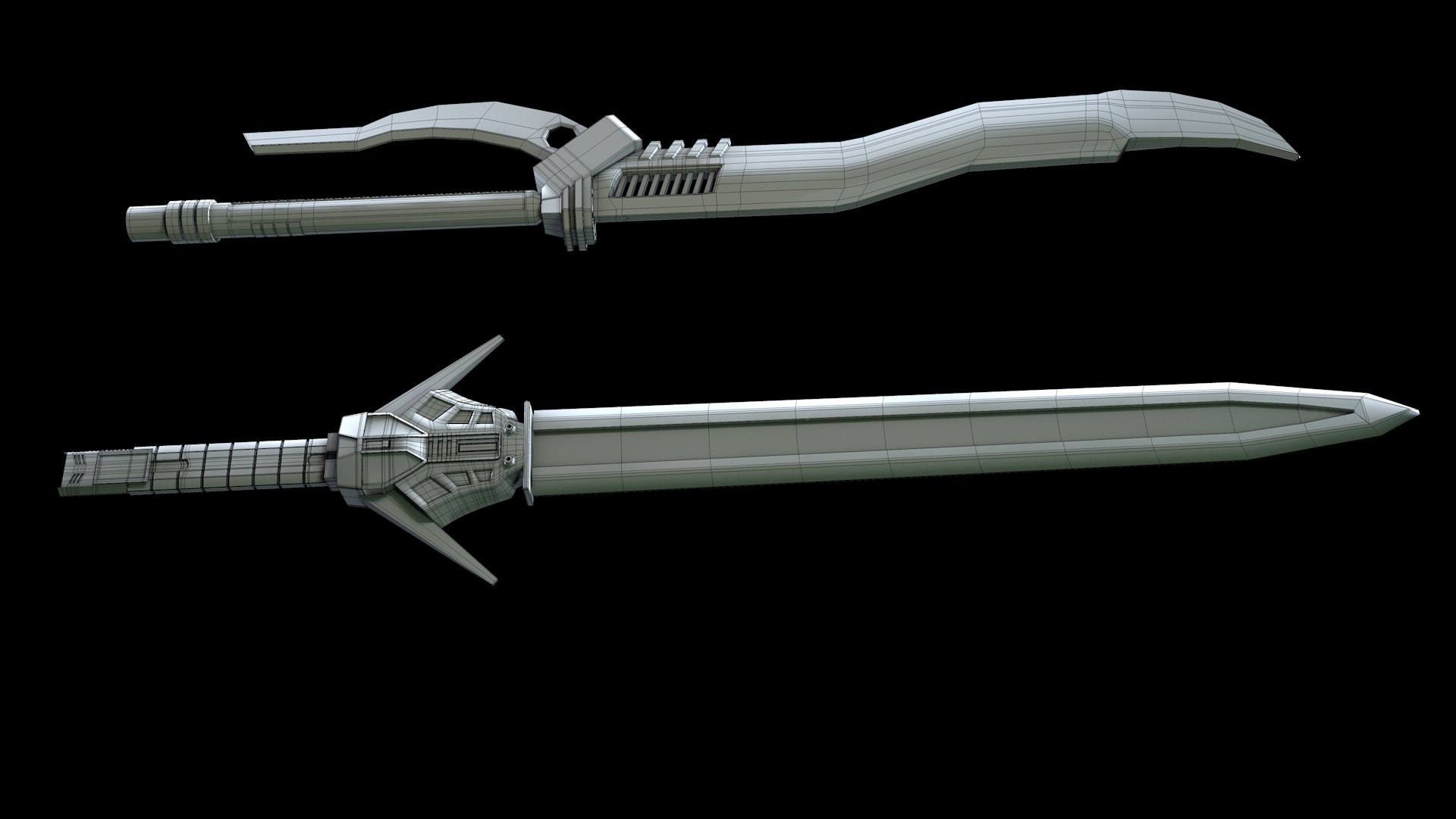 Sci fi swords 3D model - TurboSquid 2090073