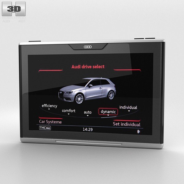 3d audi smart display model