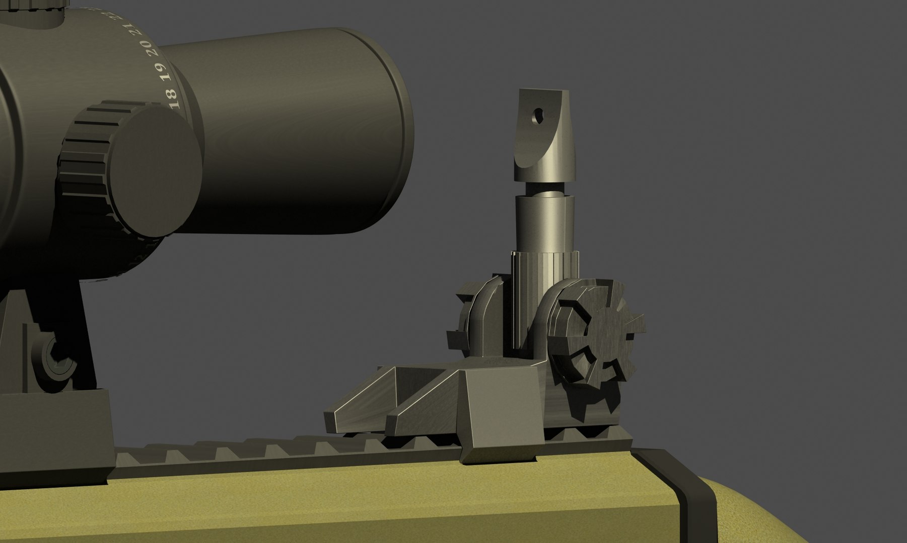 Yildirim-thunder Rifle 3d Model