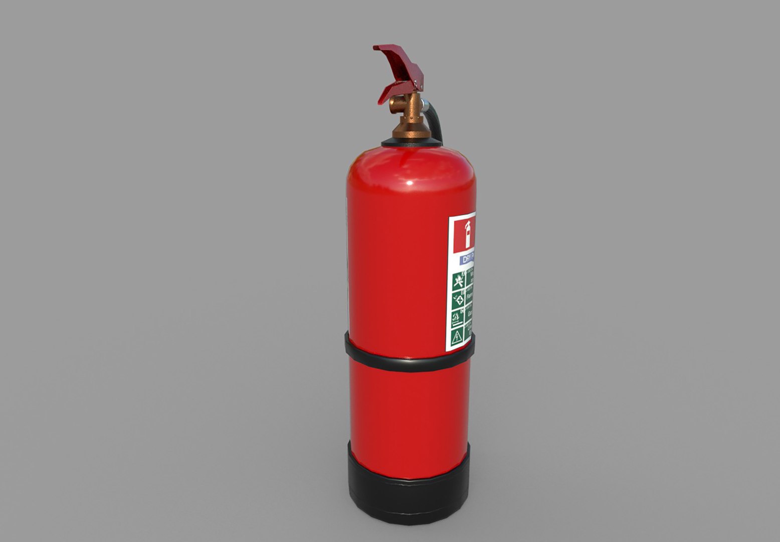 3D Fire Extinguisher With Warnings - TurboSquid 1763048
