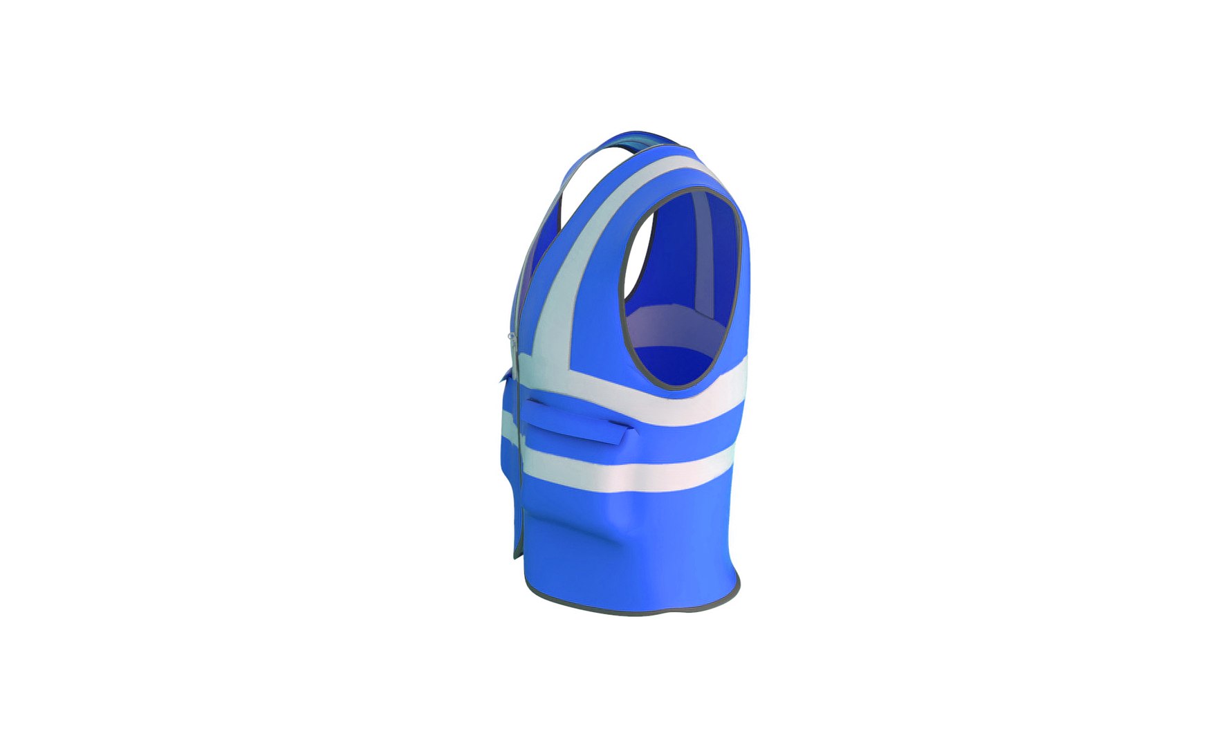 Realistic Worker Vest 007 3D Model - TurboSquid 2318937