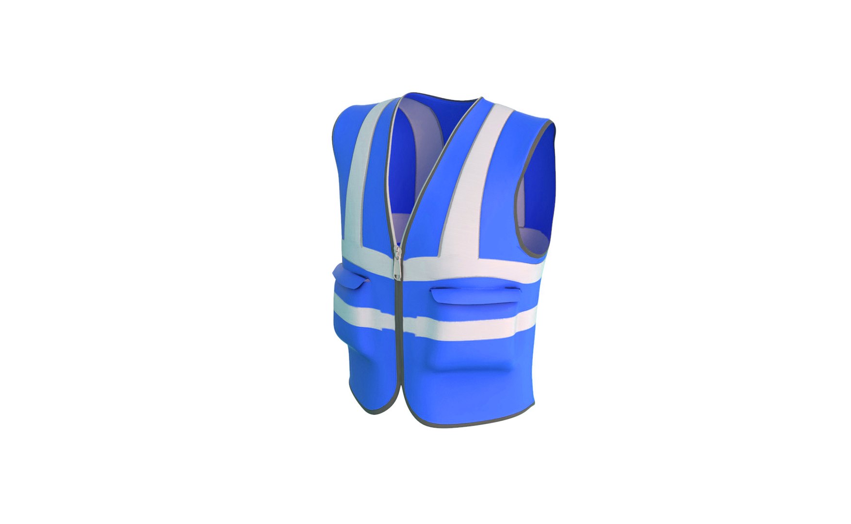 Realistic Worker Vest 007 3D Model - TurboSquid 2318937