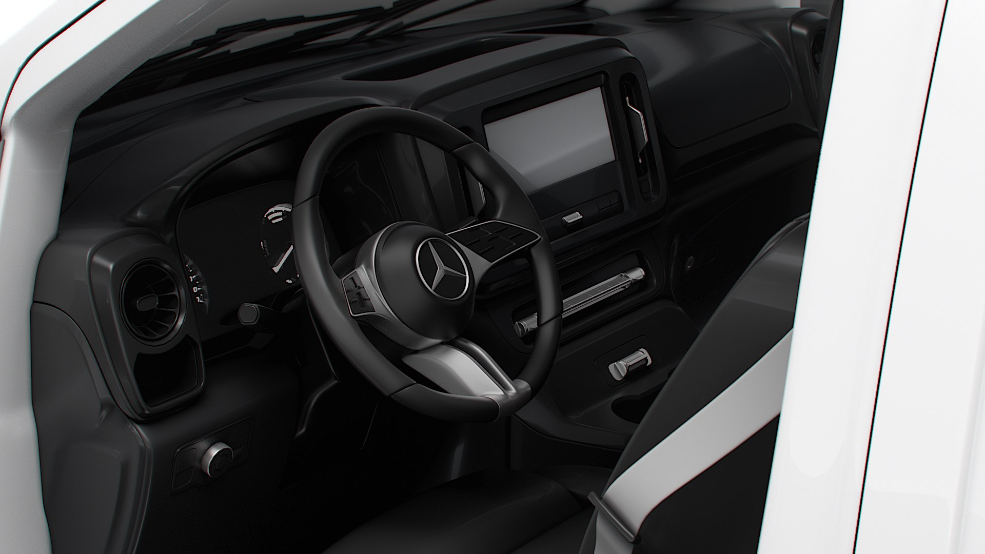 Mercedes Benz E Vito Van HQ Interior 2025 Model - TurboSquid 2366437