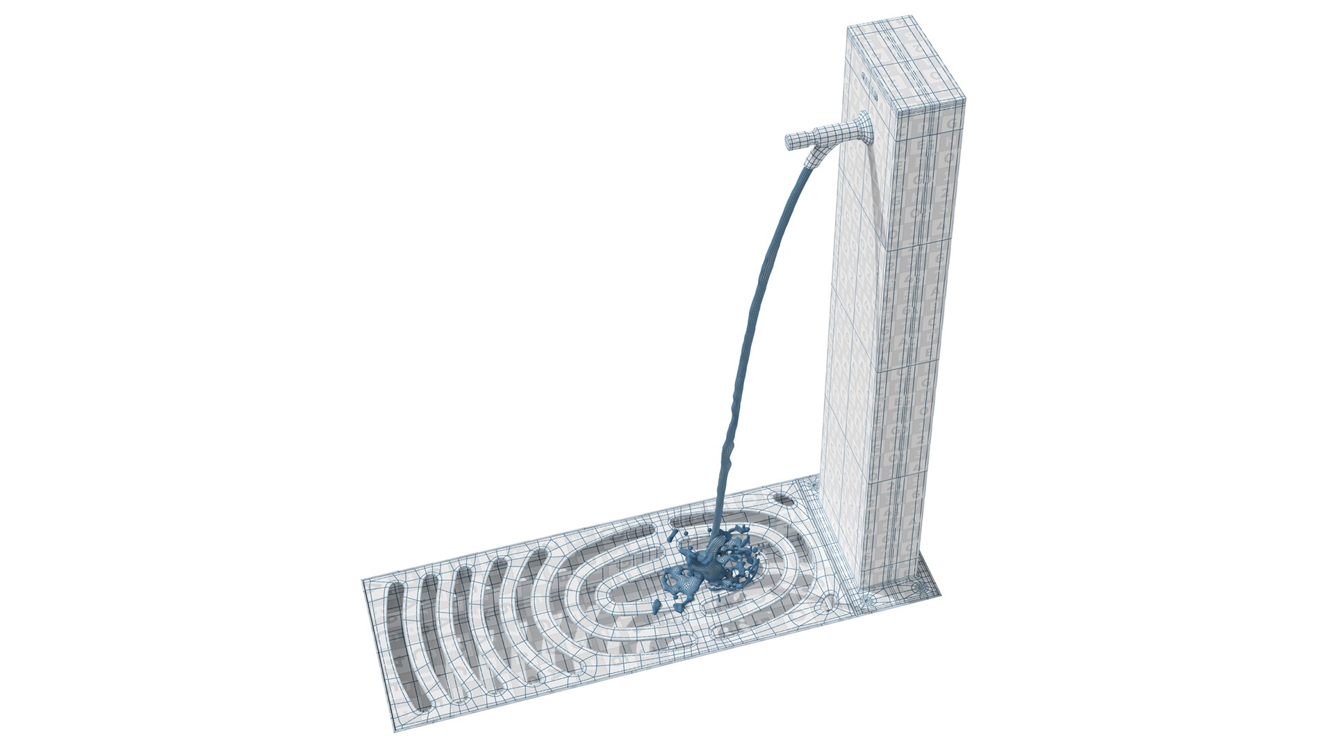 Artformurban Drinking Fountain Fuente 3D - TurboSquid 2212270