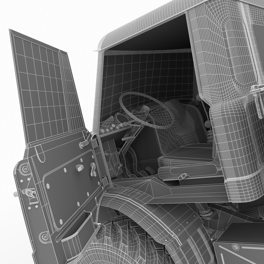 Vintage unimog 3D model - TurboSquid 1209073