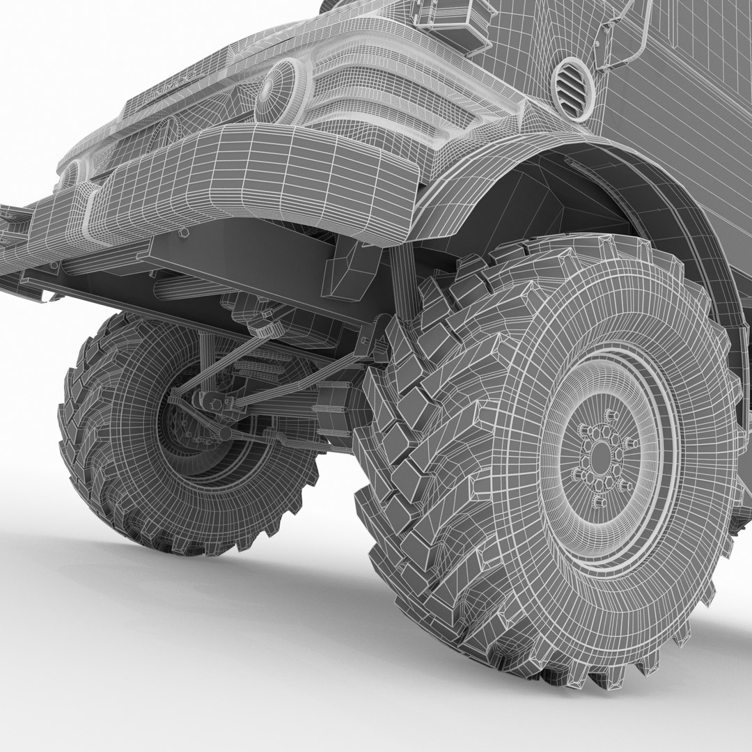 Vintage unimog 3D model - TurboSquid 1209073