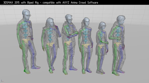 Polygonal rigged pose 3D model - TurboSquid 1375185