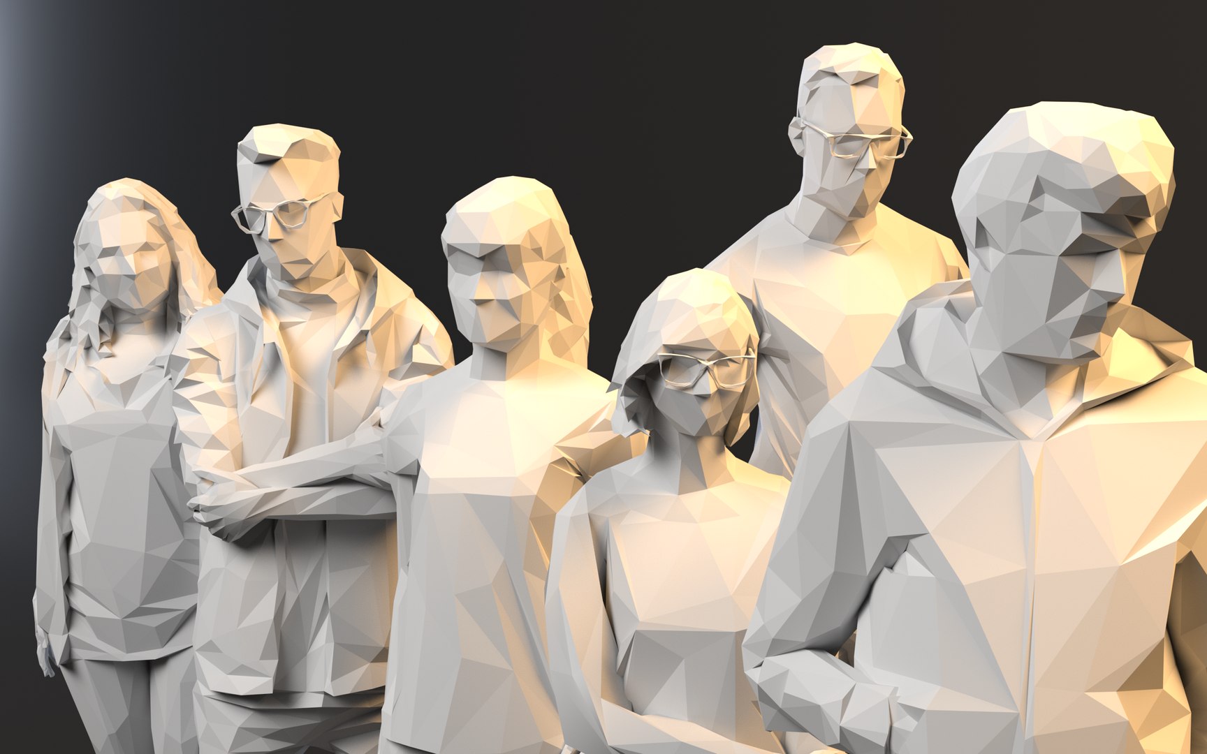 Polygonal Rigged Pose 3D Model - TurboSquid 1375185