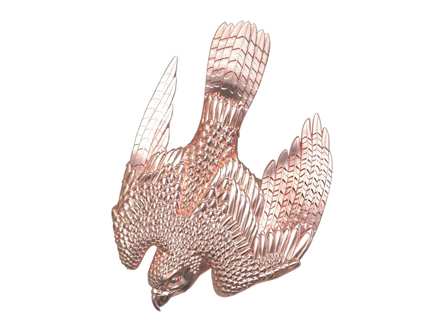 Bird Falcon Relief Pendant For 3d Print CNC 3D Model - TurboSquid 1876668