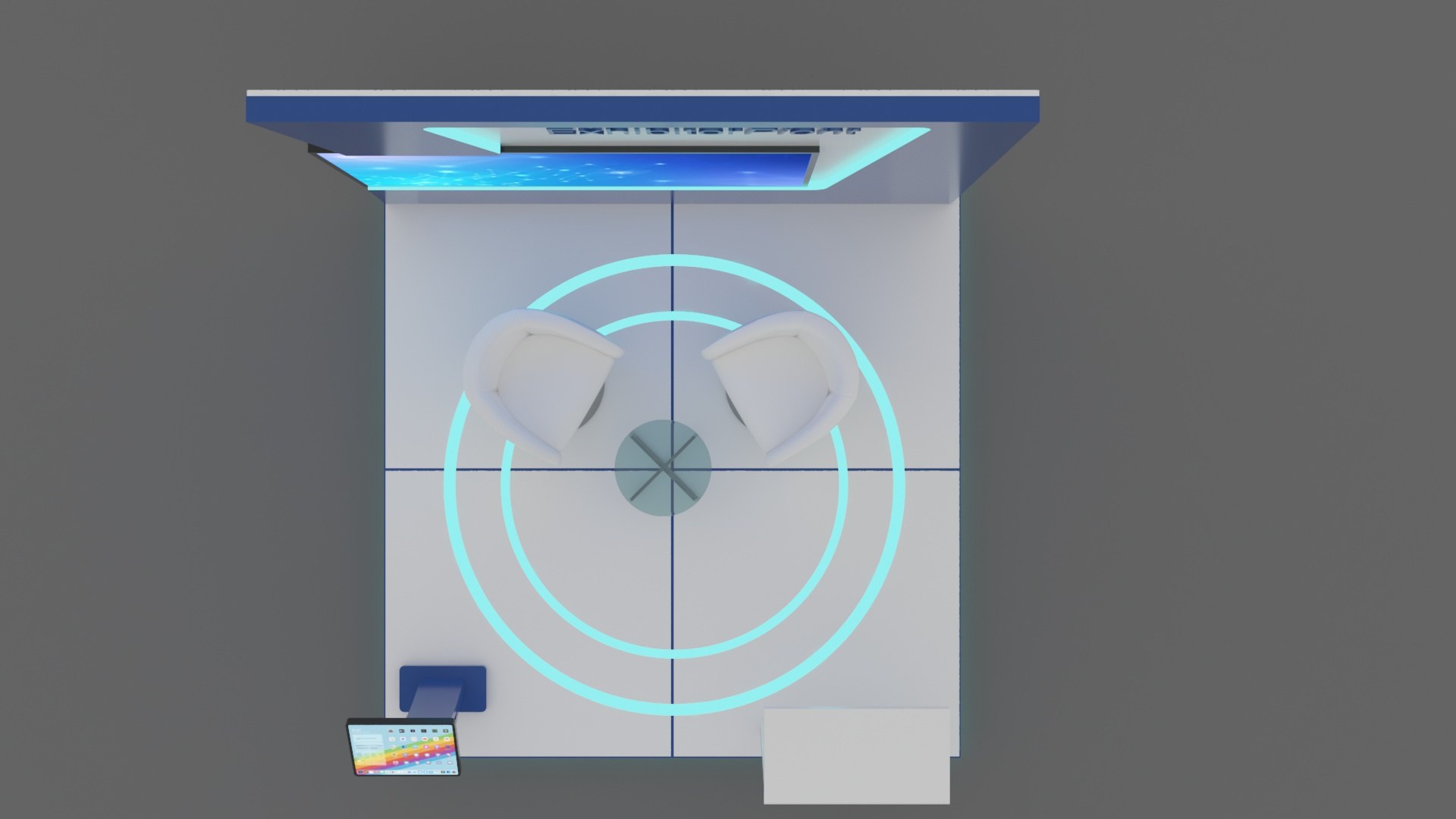 Exhibition Booth 2x2 Idea 3D - TurboSquid 2226169