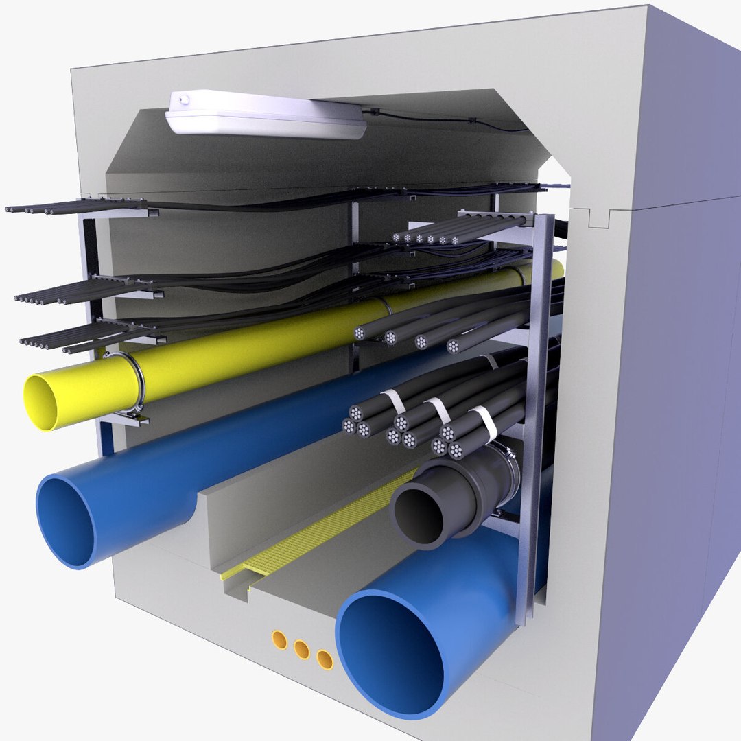 3D Model Precast Utility Tunnels Cross-section V5 - TurboSquid 2415300