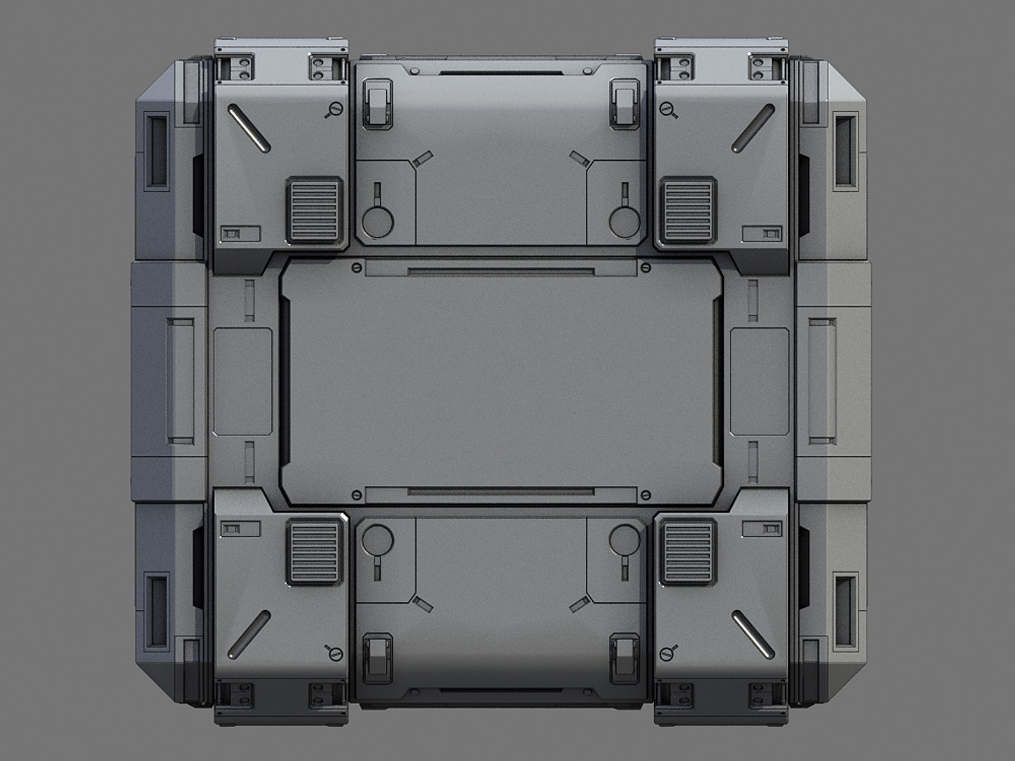 3d Model Science Container