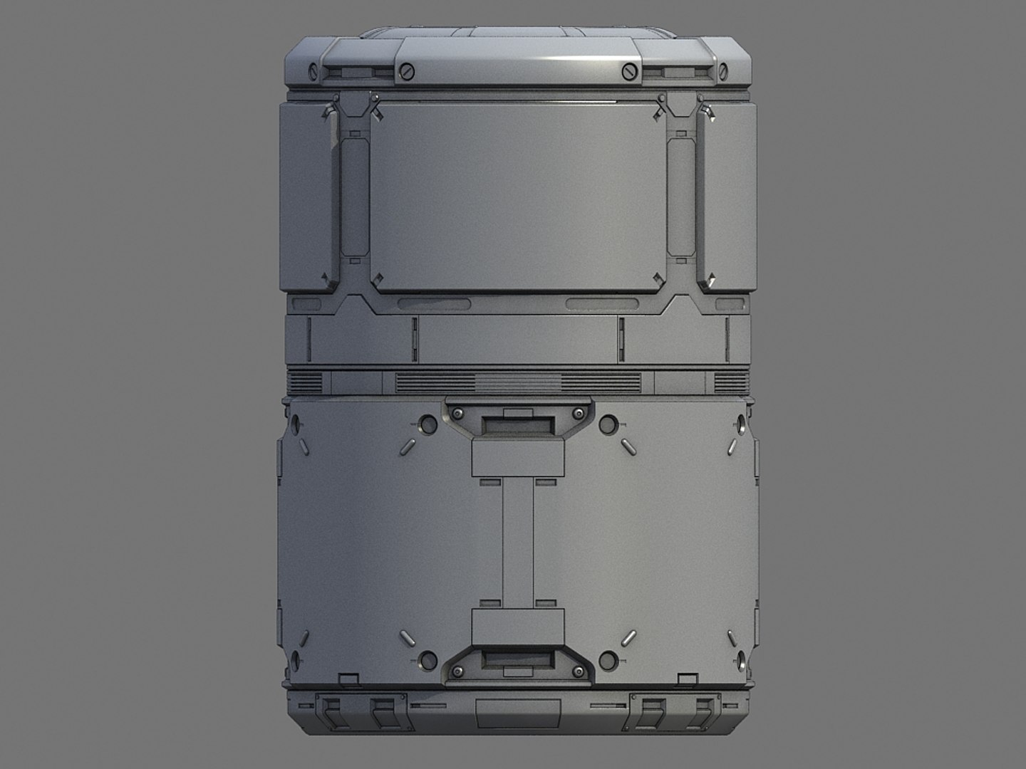3d Model Science Container