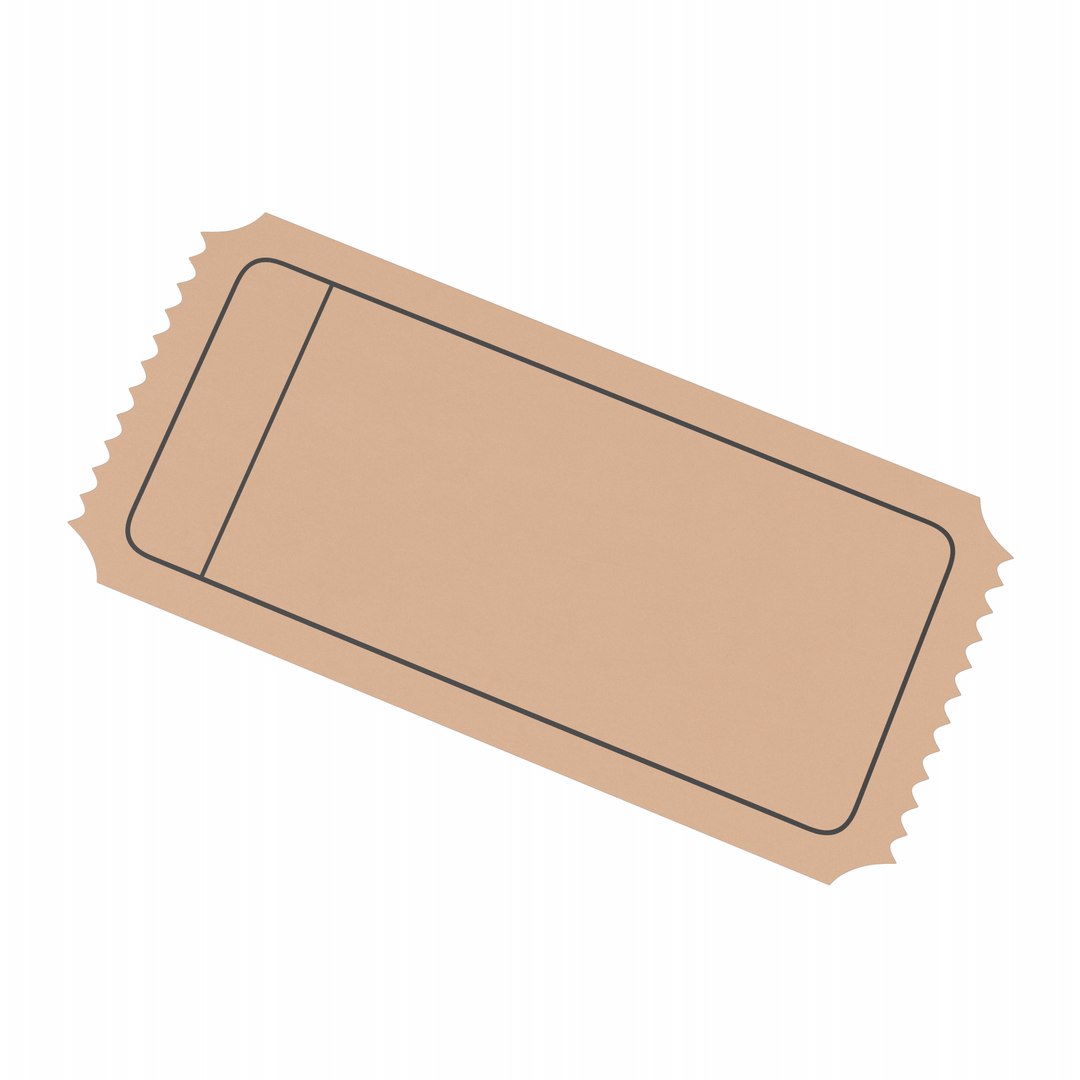 Ticket 3D Model - TurboSquid 2305264