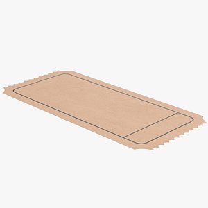 Ticket 3D Models for Download | TurboSquid
