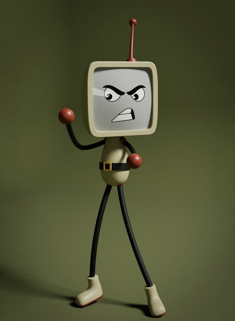Tv Character 3D Model - TurboSquid 2223740