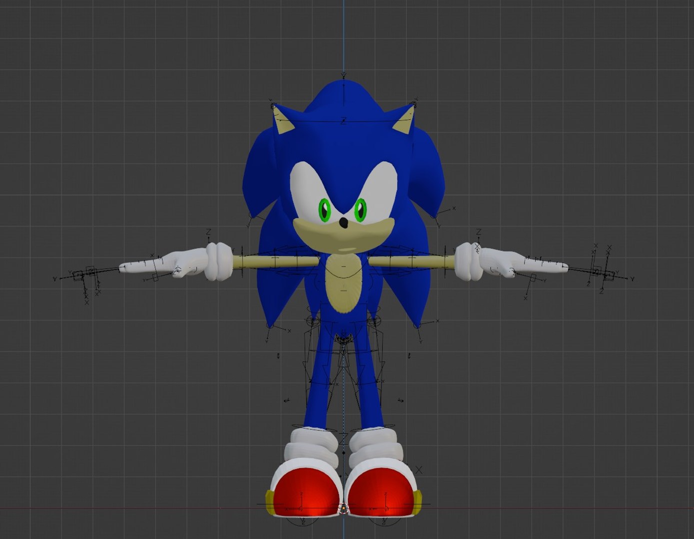 Sonic The Hedgehog 3D Model Model - TurboSquid 1919943
