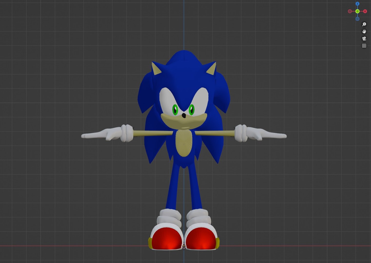 Sonic The Hedgehog 3D Model Model - TurboSquid 1919943