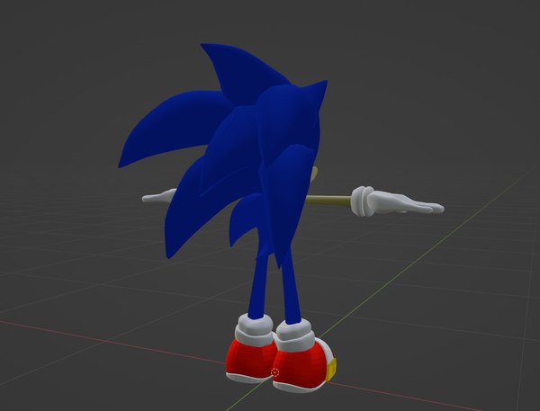 modelo 3d Sonic el erizo modelo 3d - TurboSquid 1919943
