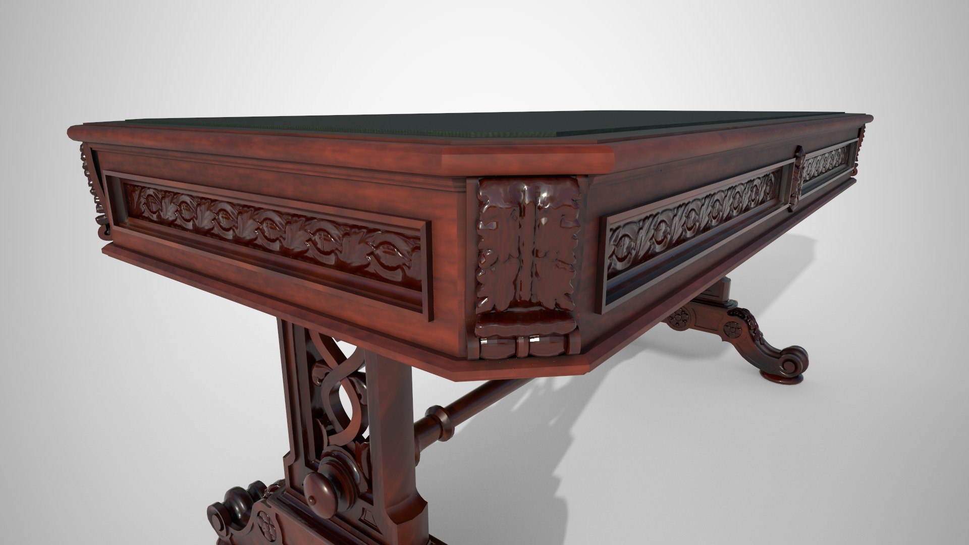 3D Small Victorian Living Table - TurboSquid 1773365
