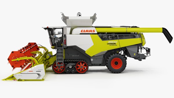 3D CLAAS LEXION 8900 Tracked Combine Harvester - TurboSquid 1982569