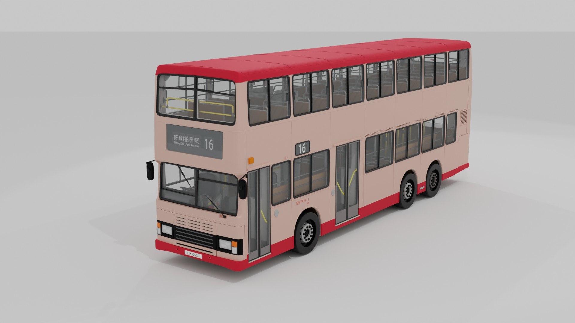 Hong Kong Dennis Dragon Bus 3D Model - TurboSquid 2049939