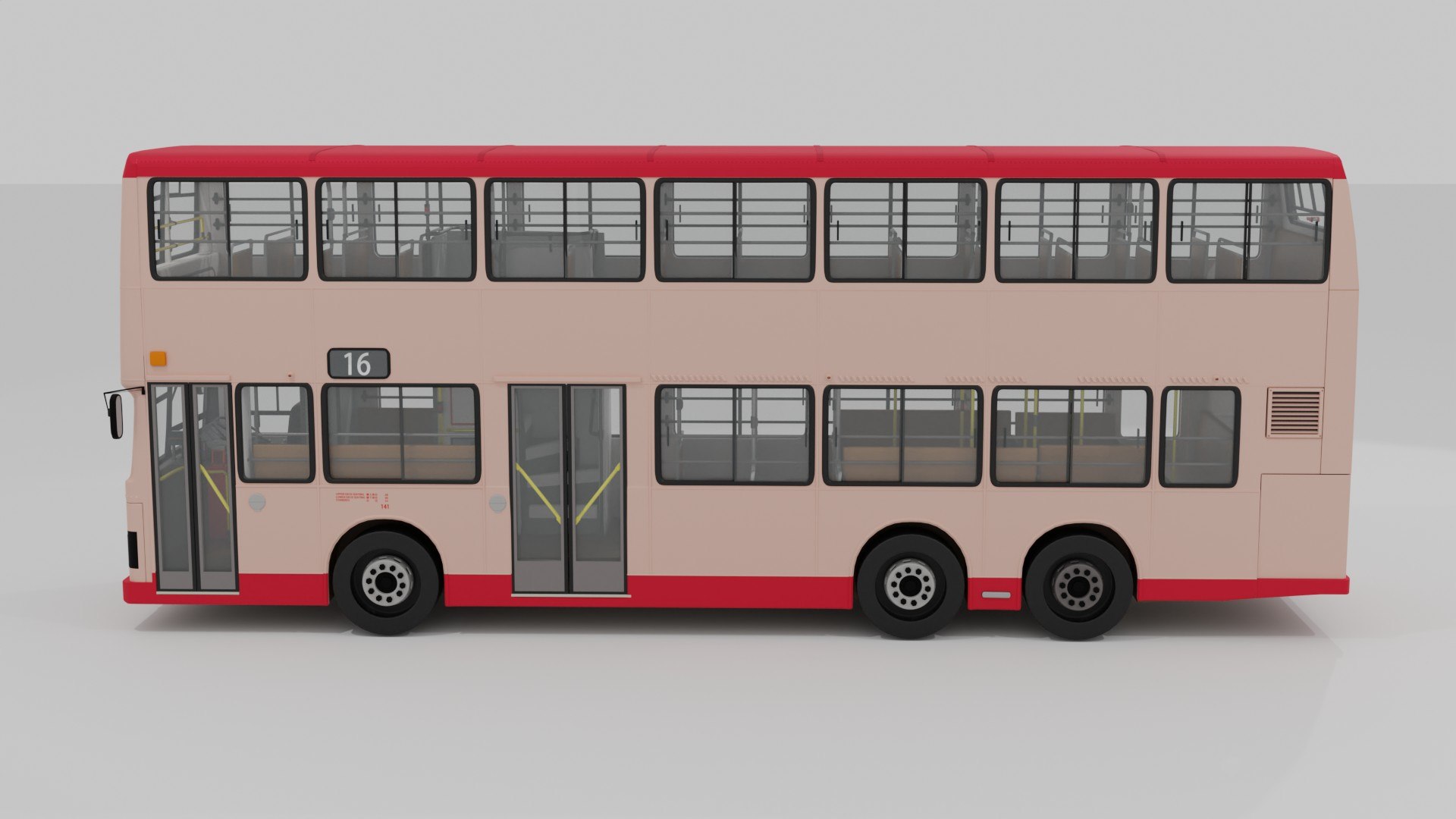 Hong Kong Dennis Dragon Bus 3D Model - TurboSquid 2049939