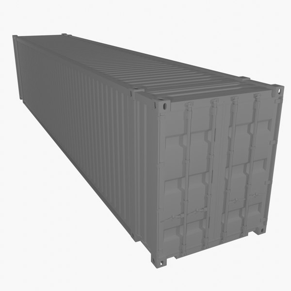 Container 45 HQ 3D - TurboSquid 2035063